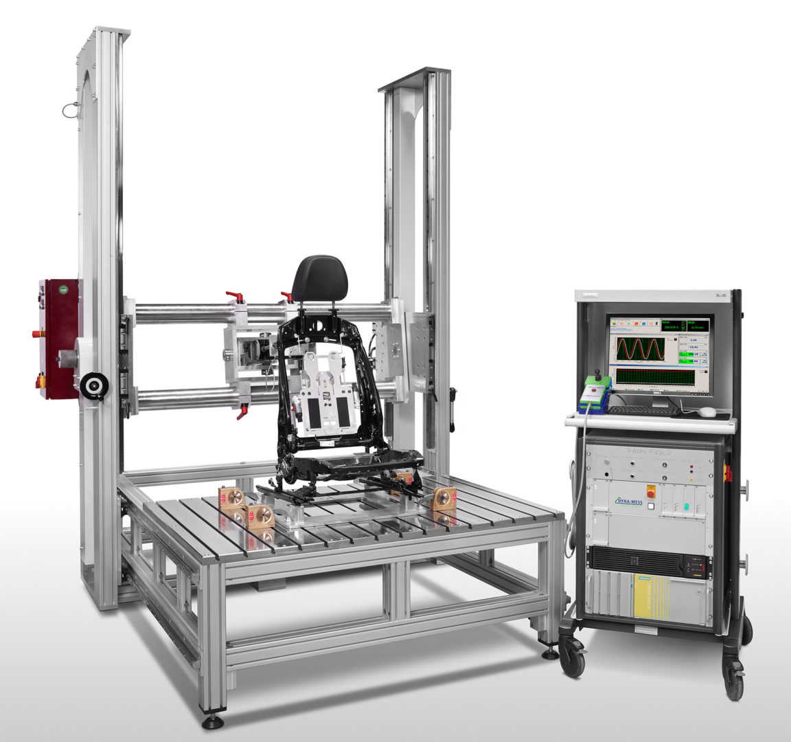 Seats - mechanical testing of vehicle seats - DYNA-MESS