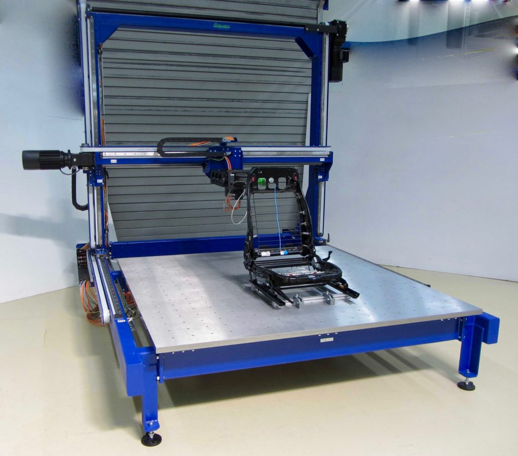 Play and stiffness test rig - DYNA-MESS