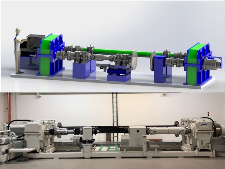 Tensioning and displacement test benches - DYNA-MESS