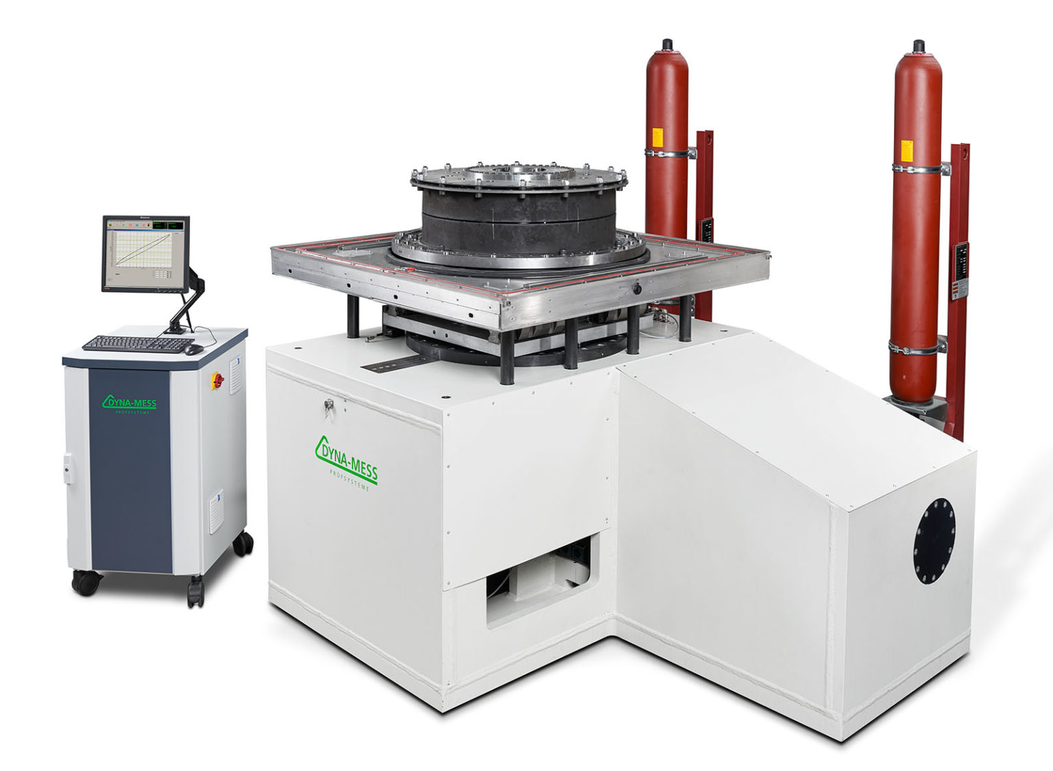 Tensioning and displacement test benches - DYNA-MESS